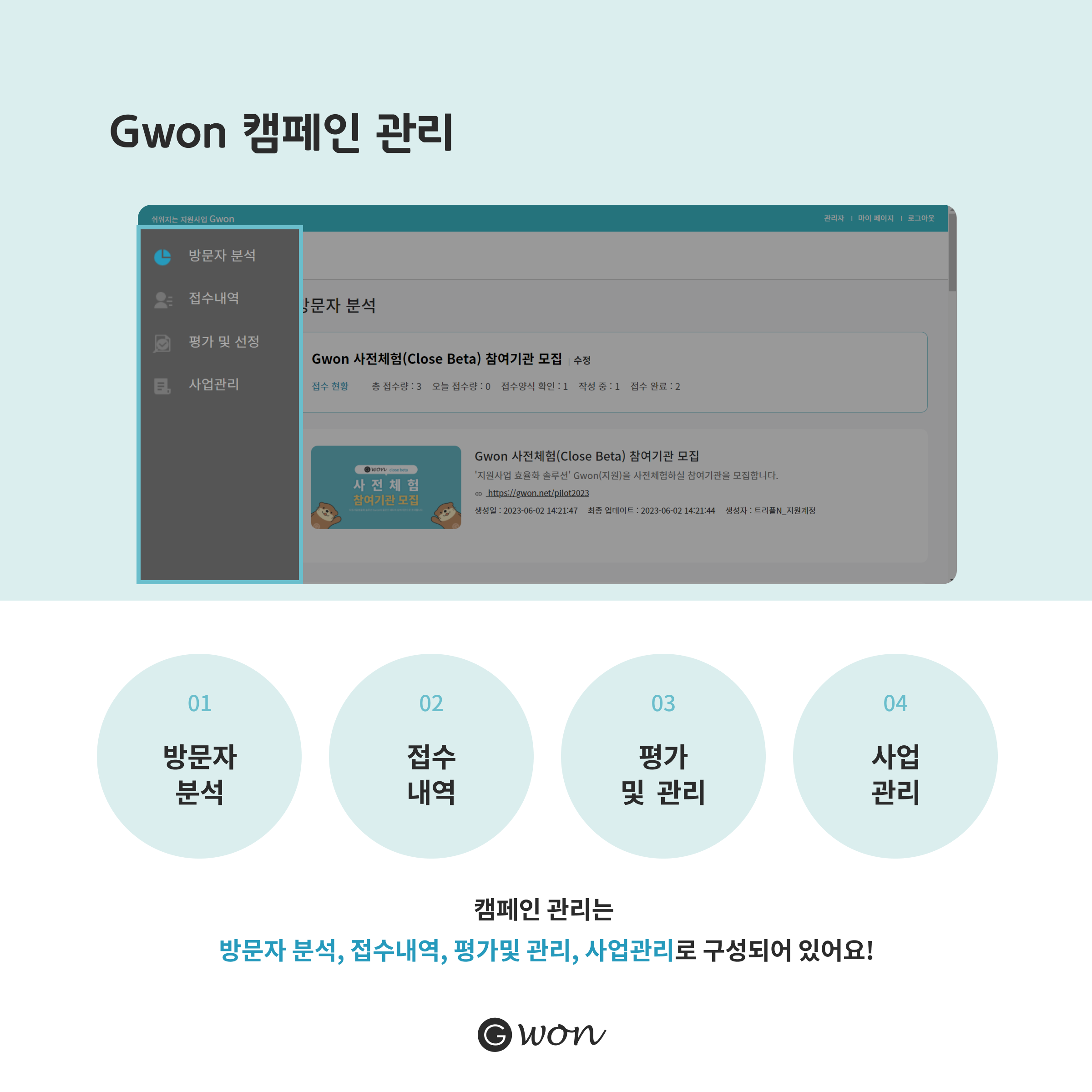 Gwon(지원)에서 데이터 기반으로 페이지를 관리할 수 있어요 :) - 서비스 소식 - 트리플앤 주식회사